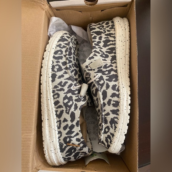 Hey Dude | Shoes | Hey Dude Cheetah Grey Sneaker | Poshmark